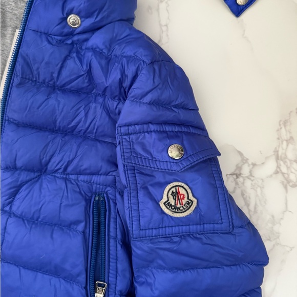 Moncler | Jackets & Coats | Moncler Kids Vibrant Blue Hooded Puffer ...
